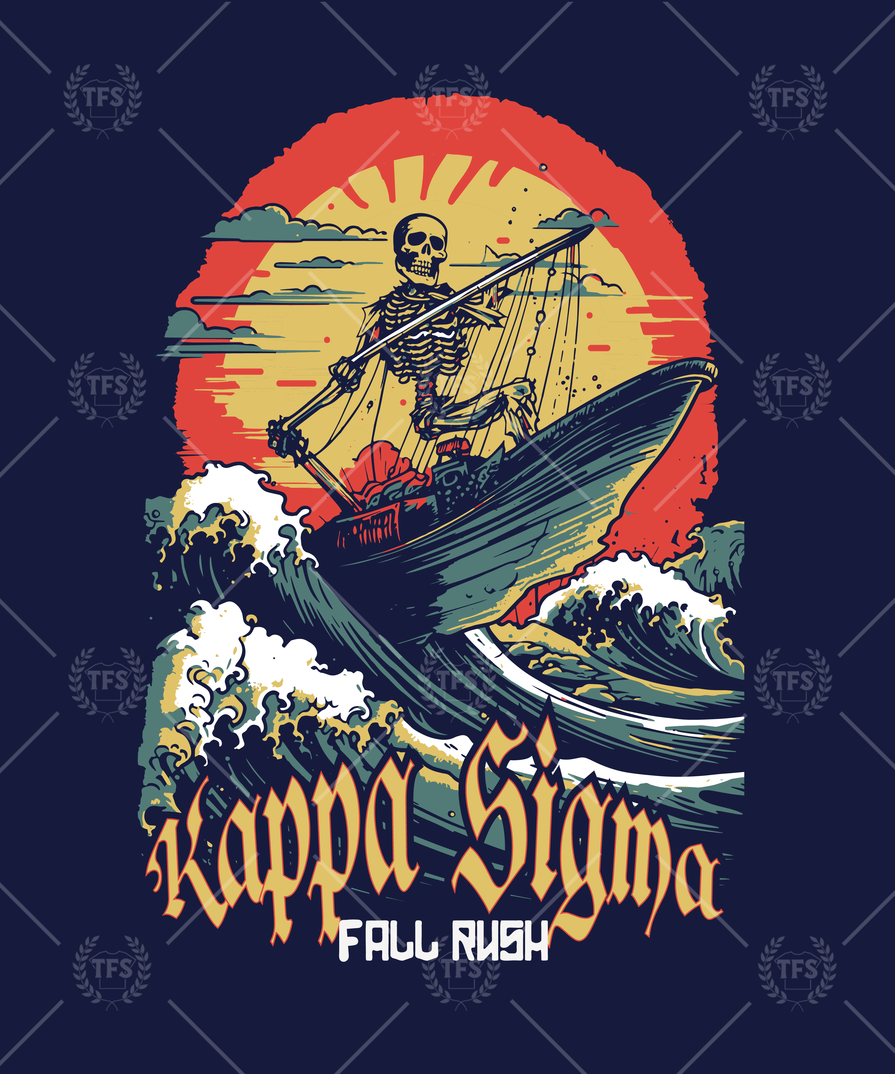 Custom Fraternity T-Shirt Design | Order Custom Merch For Your Frat ...